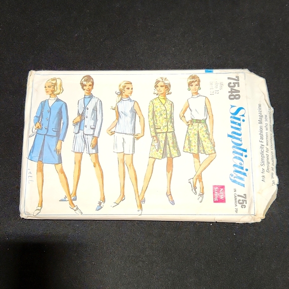 Simplicity | Other | Simplicity Sewing Pattern 7548 From 968 | Poshmark